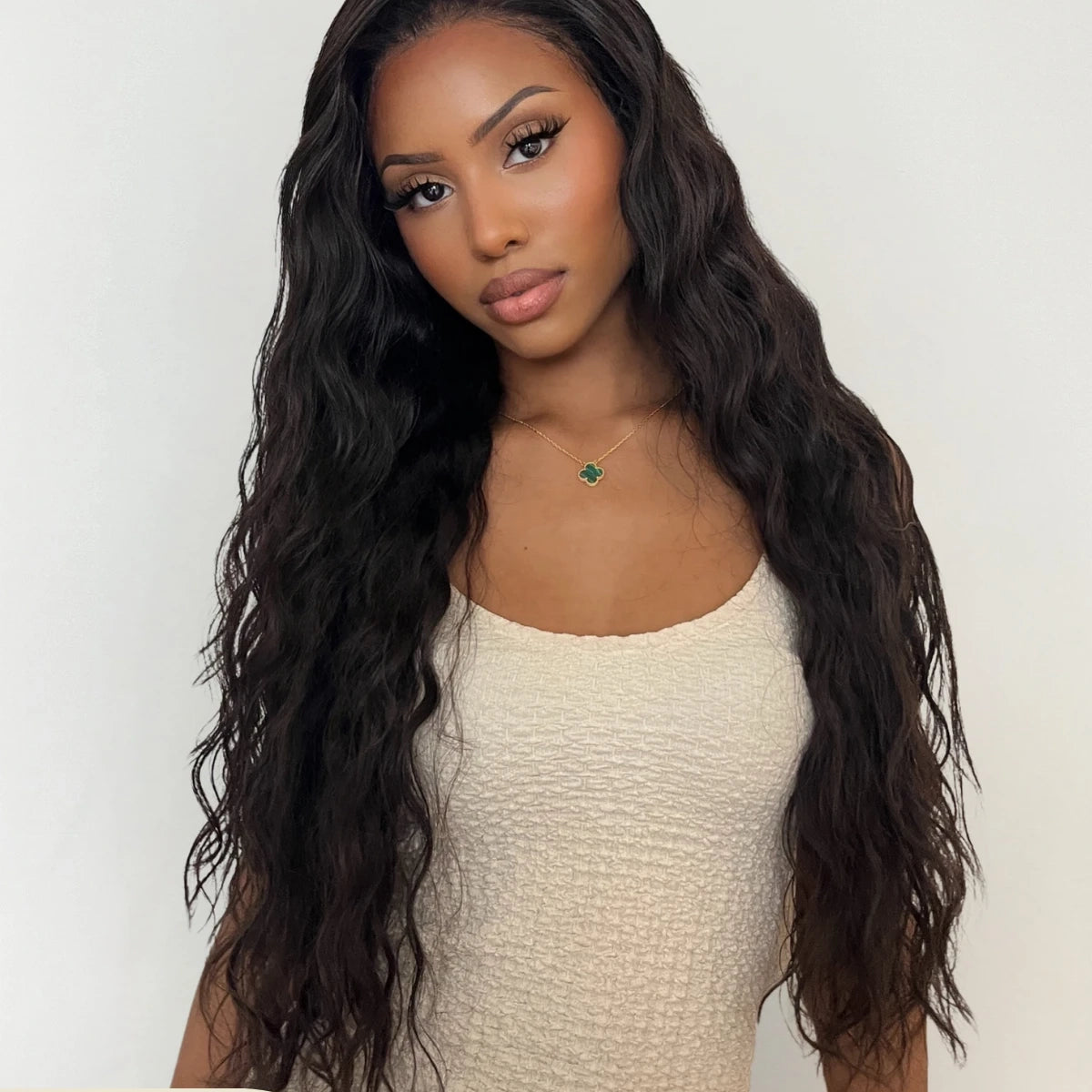 Ciara Long Water Wave Wig | Natural Body Wave Lace Front | Hairvivi